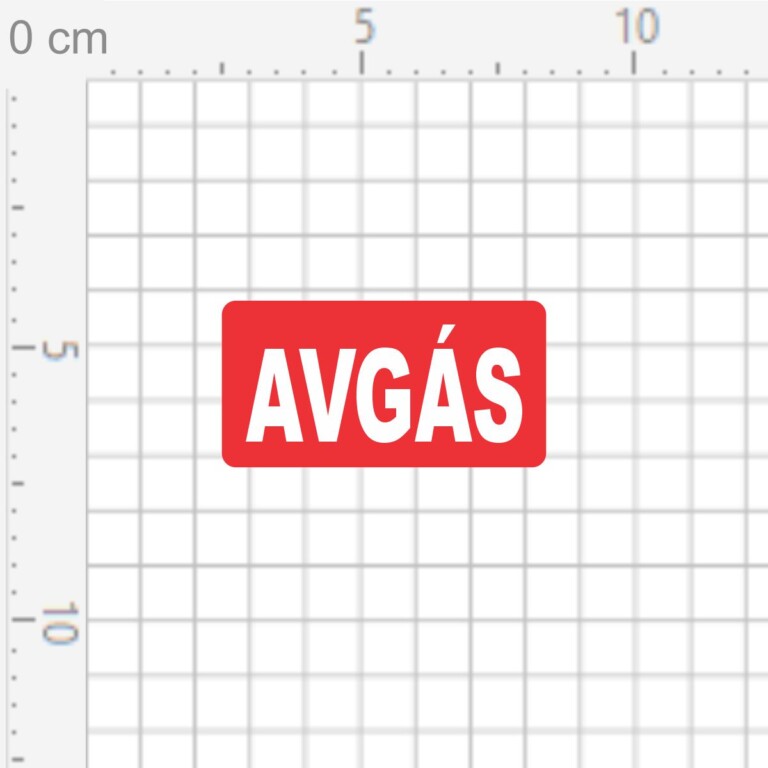 Adesivo Avgás – Aero Visual