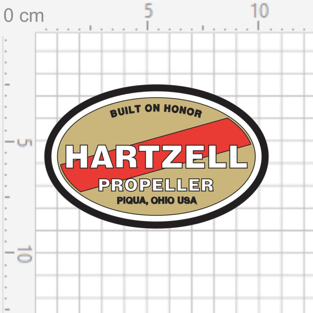 Adesivo para Hélice Hartzell – Aero Visual